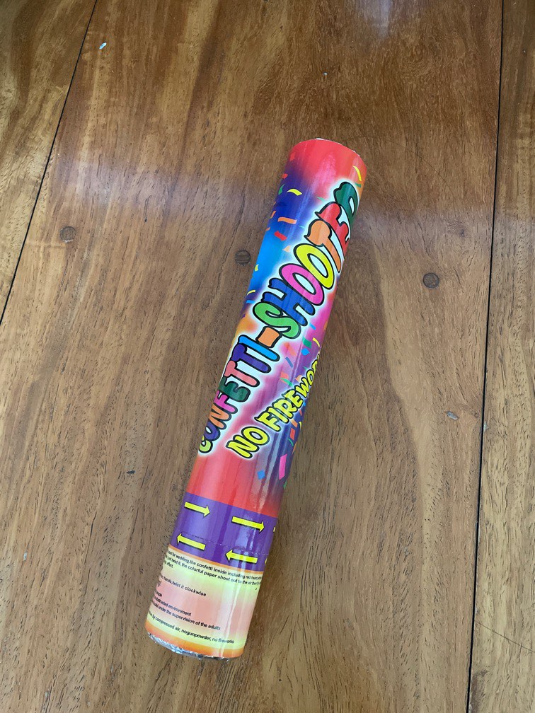 [BRAND NEW] Confetti Party Popper 28cm on Carousell