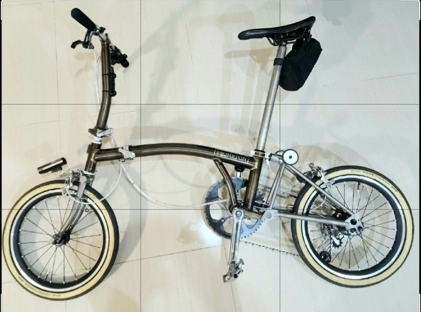 Brompton Black Lacquer Chrome Superlight External 5 Speed, Sports ...
