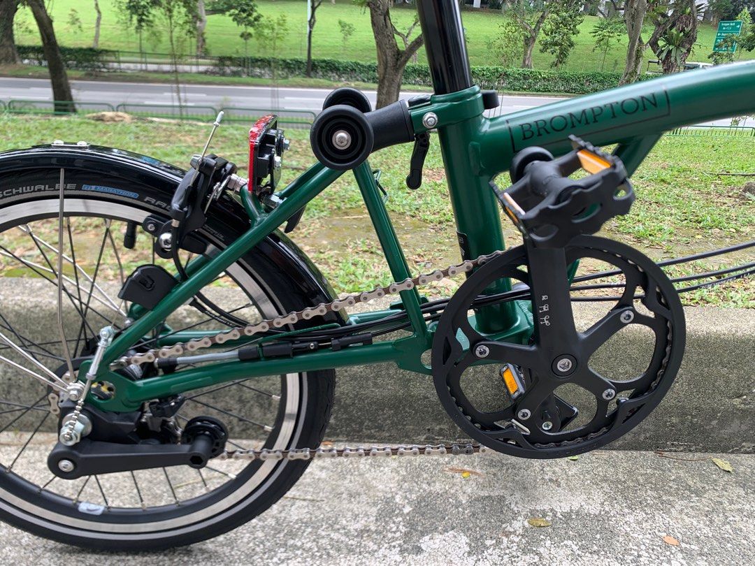 Brompton Racing green 2023 black edition, Sports Equipment, Bicycles ...