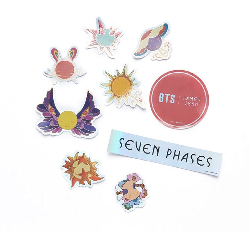BTS x James Jean Seven Phases Sticker Set on Carousell