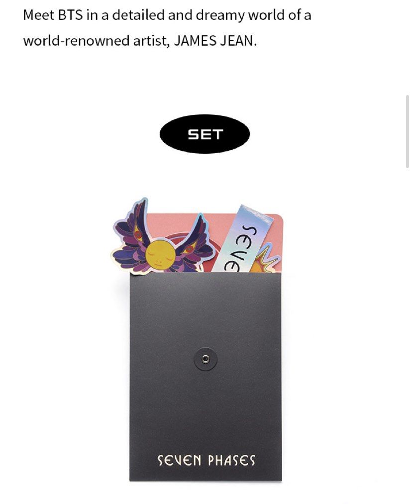 BTS x James Jean Seven Phases Sticker Set on Carousell