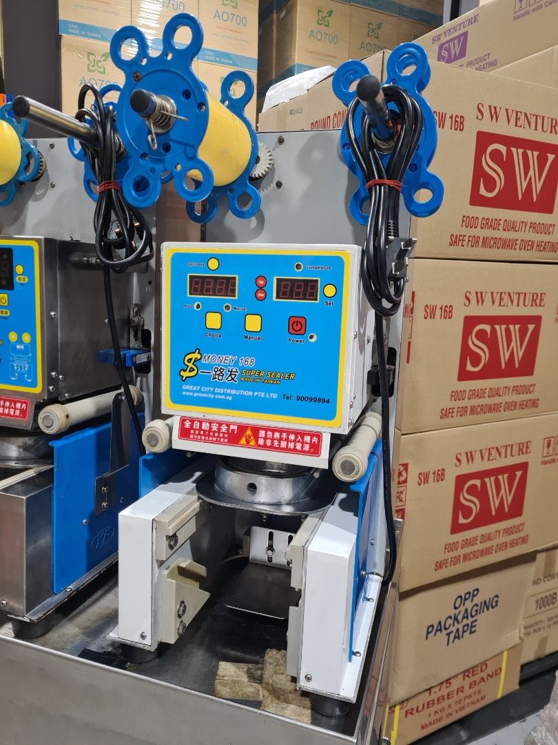 Bubble tea sealing machine, TV & Home Appliances, Kitchen Appliances ...