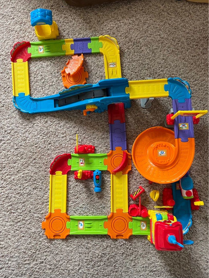 Bundle Vtech Go go Mickey Mouse and train station train set, Hobbies ...