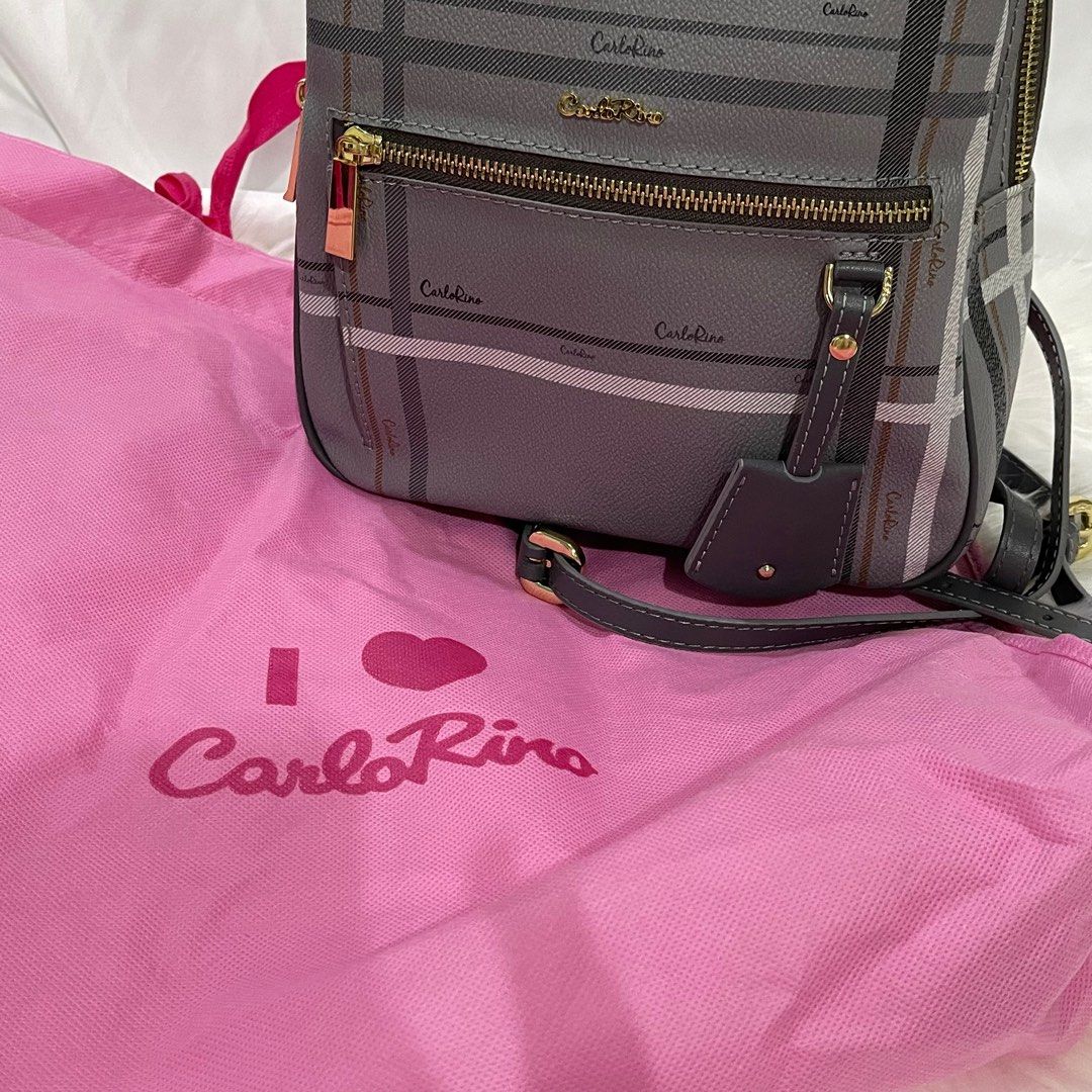 Carlo Rino backpack, Women's Fashion, Bags & Wallets, Backpacks on ...