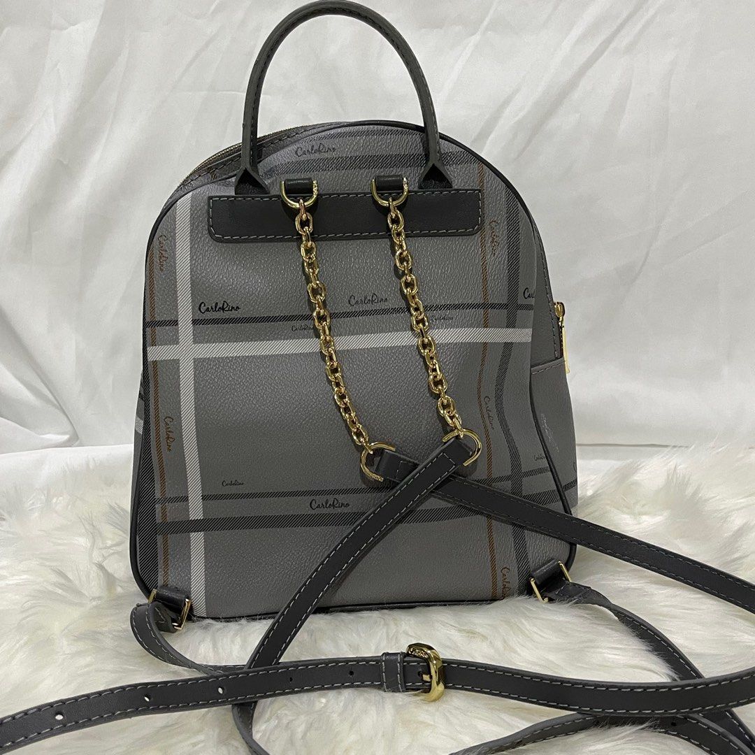 Carlo Rino backpack, Women's Fashion, Bags & Wallets, Backpacks on ...