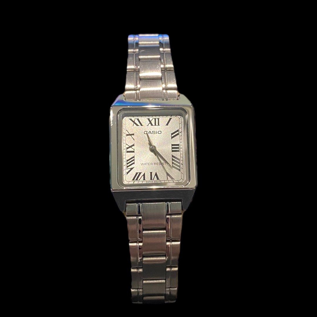 Casio Tank Stainless watch, Women's Fashion, Watches & Accessories ...