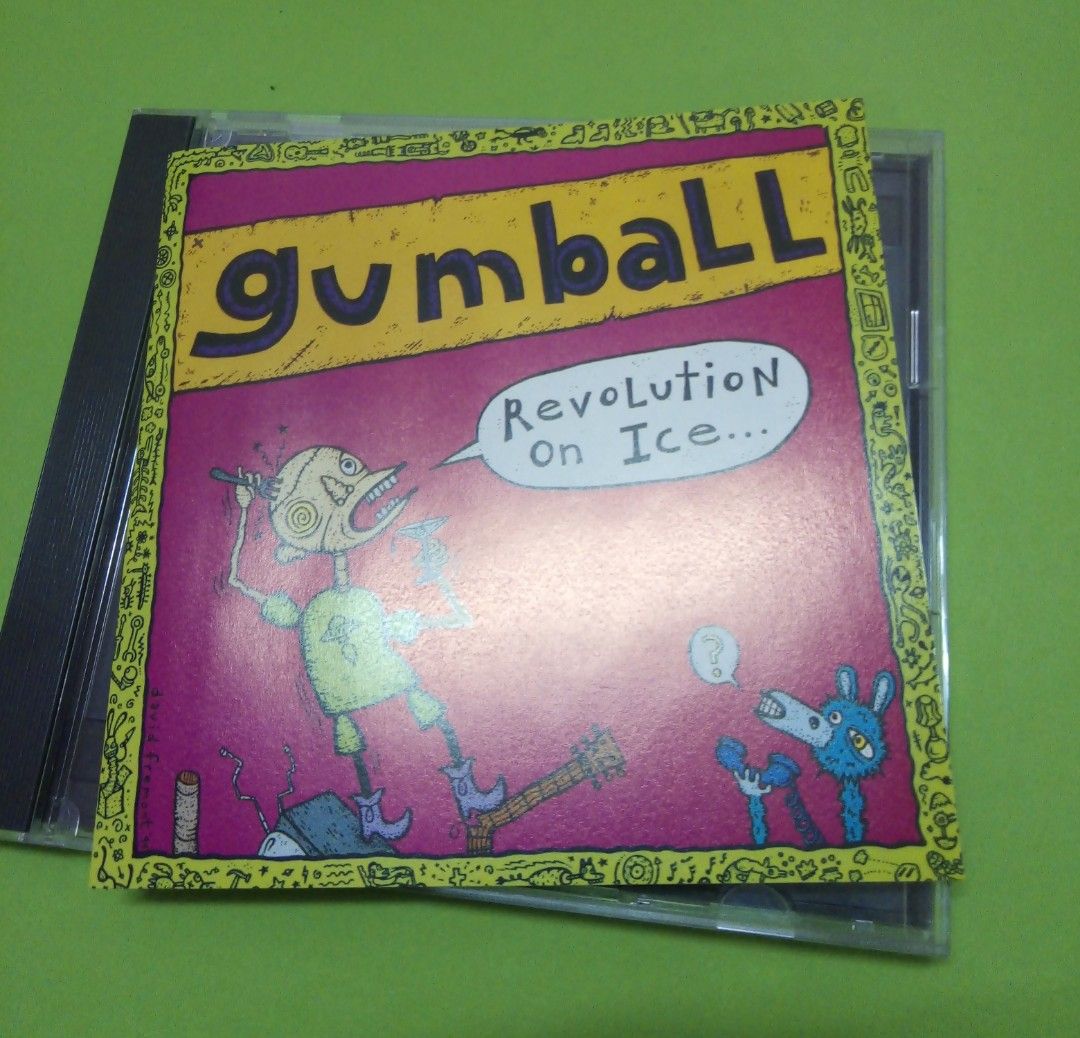 CD GUMBALL : REVOLUTION ON ICE ALBUM (PROMO) INDIE ROCK ALTERNATIVE ...
