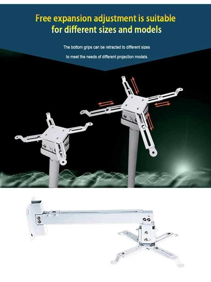 Ceiling and wall mount Projector Bracket, V39 ( 70-120 cm) even for ...