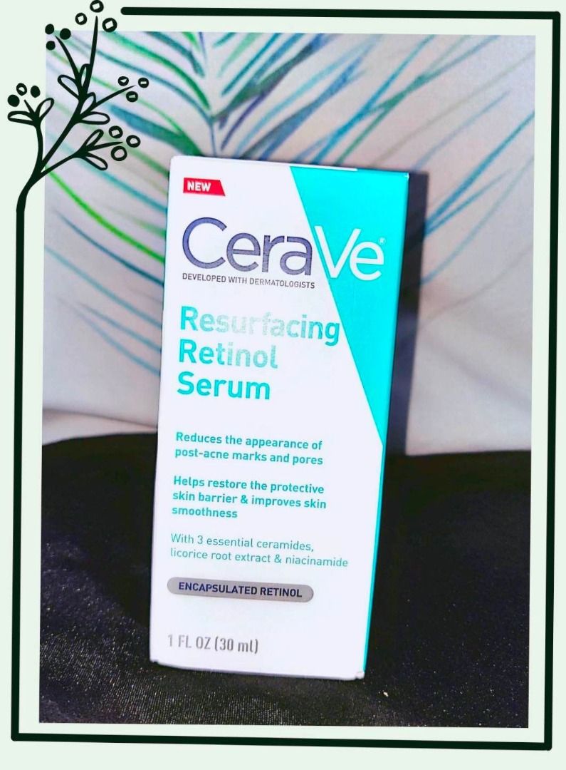 Cerave Retinol Serum For Post Acne Marks And Skin Texture Pore