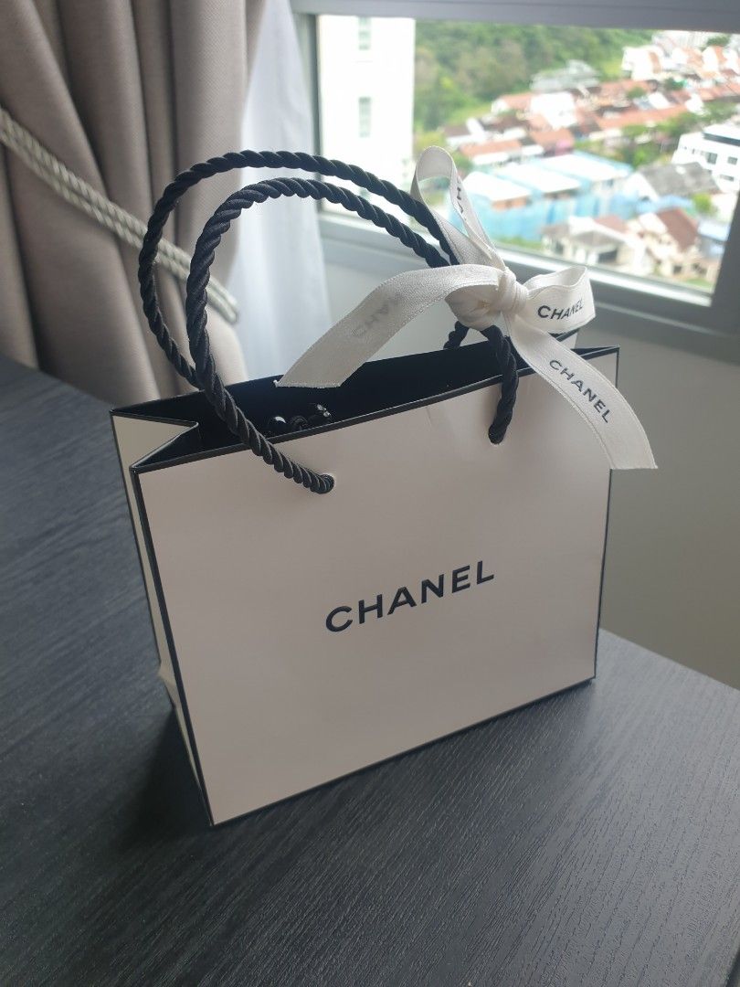Chanel paper bag, Luxury, Accessories on Carousell