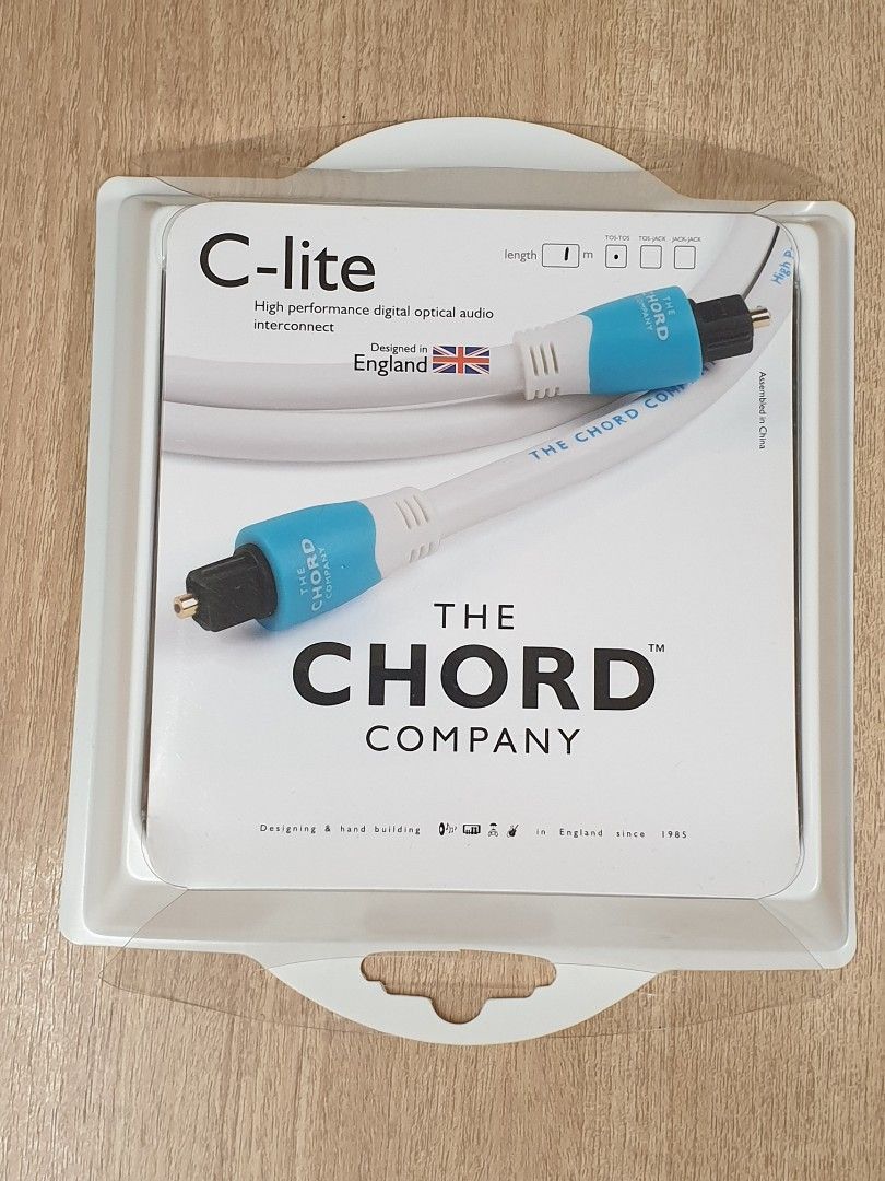 Chord C-Lite Digital Optical Cable (1 metre), Audio, Other Audio ...