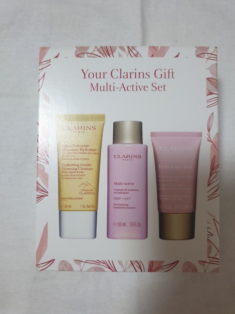Clarins Travel Set, Beauty & Personal Care, Face, Face Care on Carousell