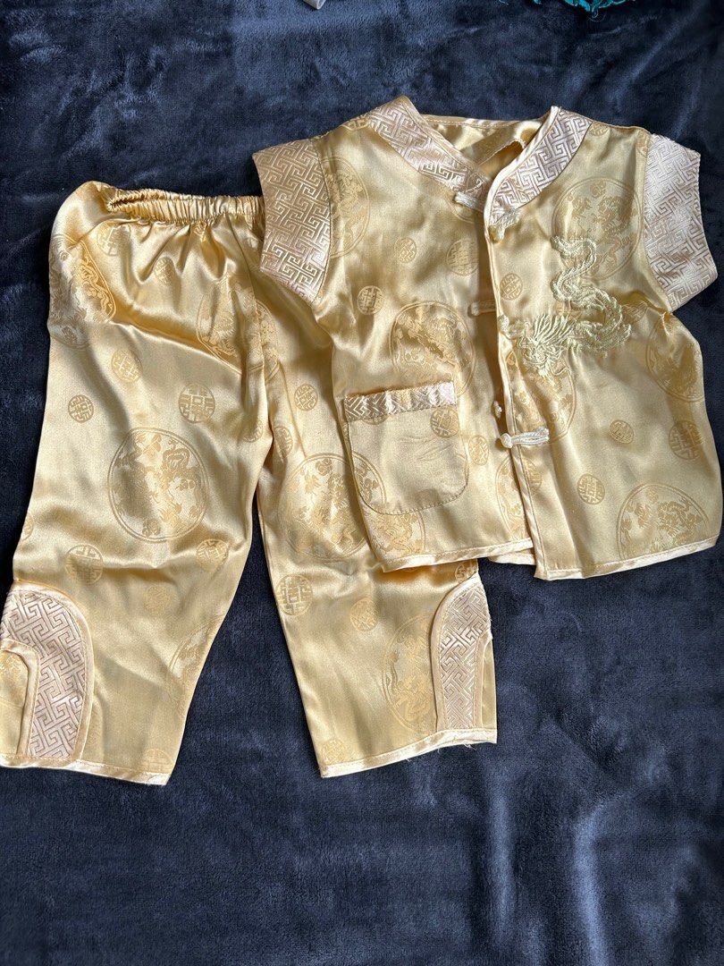 CNY costume boy 2-3 years old, Babies & Kids, Babies & Kids Fashion on ...