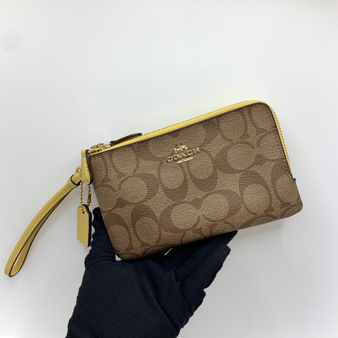 COACH SIGNATURE DOUBLE PVC POUCH 227018654