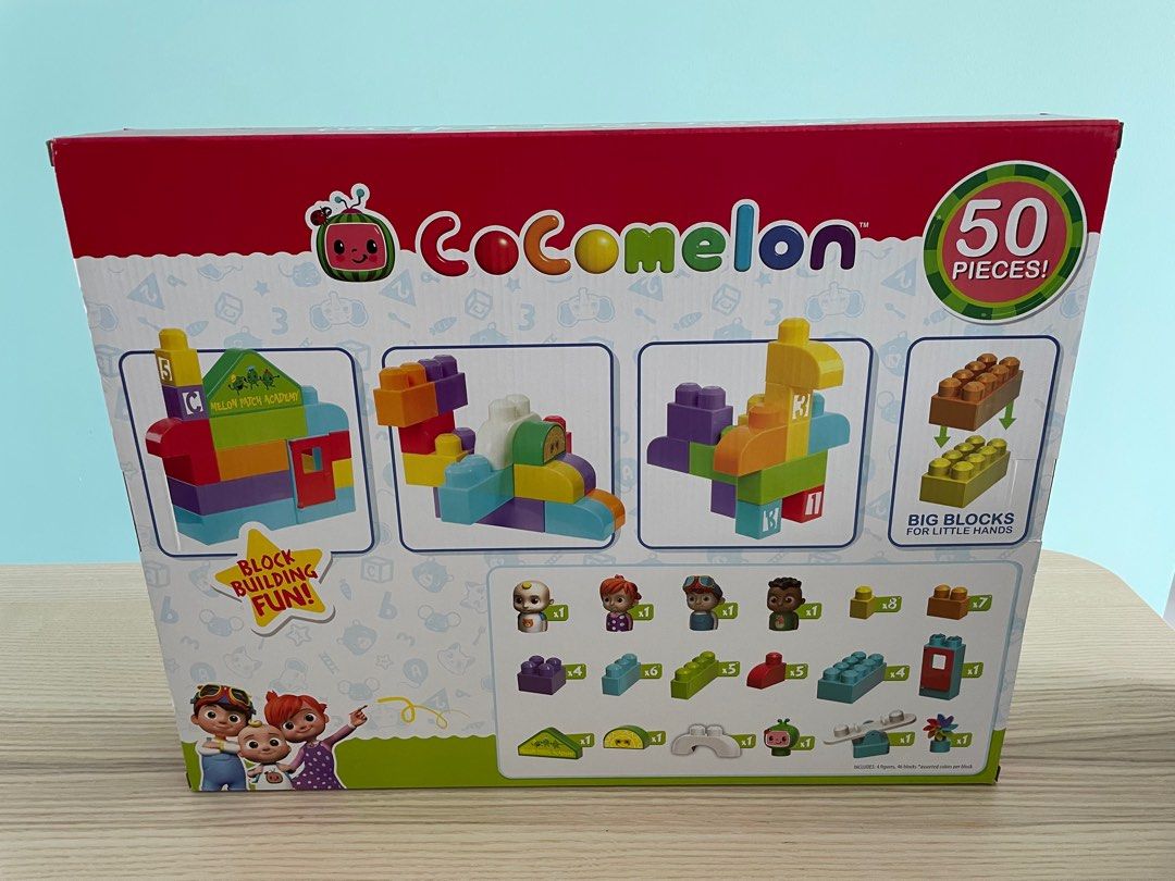 Cocomelon Deluxe Construction blocks set, Hobbies & Toys, Toys & Games ...