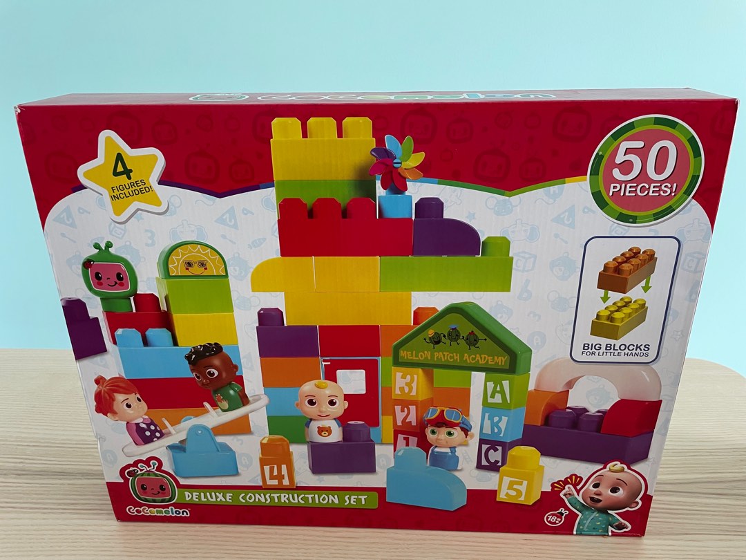 Cocomelon Deluxe Construction blocks set, Hobbies & Toys, Toys & Games ...