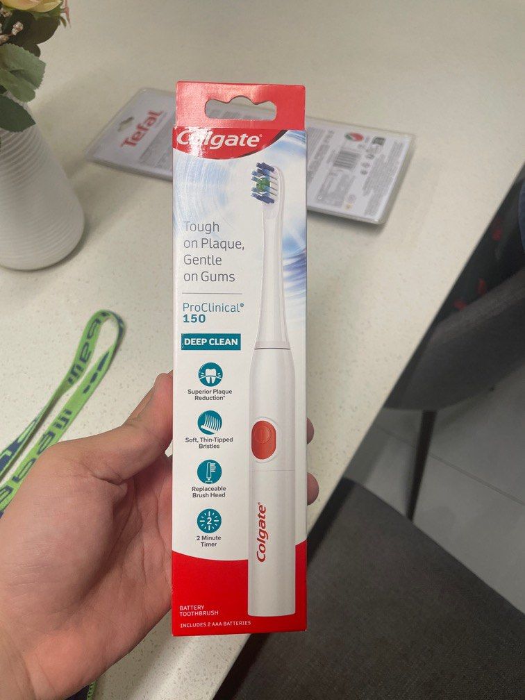 Colgate pro clinical 150 electric toothbrush, Beauty & Personal Care ...
