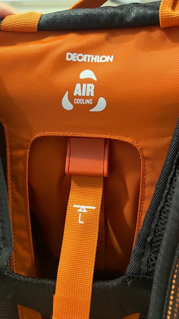 Decathlon Hiking Backpack - Black / Orange, Men's Fashion, Bags ...