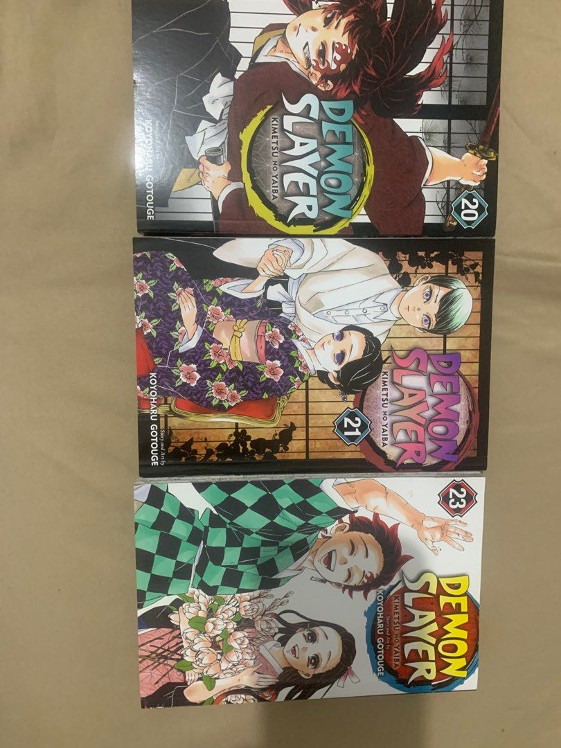 Demon Slayer Manga (Semi complete + Unused), Hobbies & Toys, Books ...