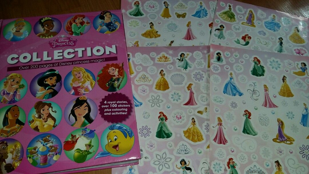 Disney Princess activity book, stickers, magazines and board game ...