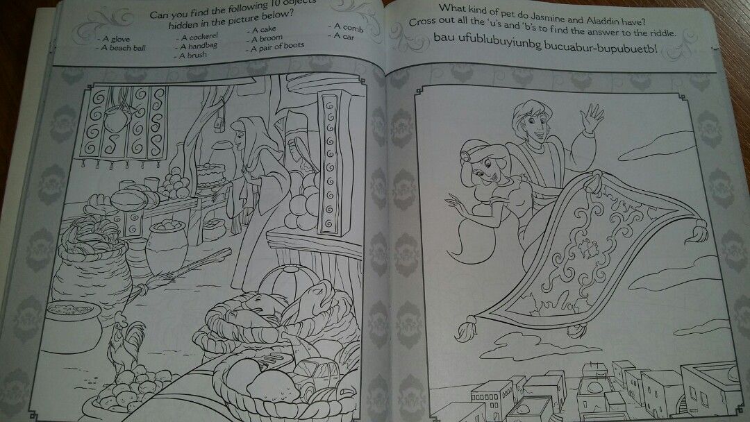 Disney Princess activity book, stickers, magazines and board game ...