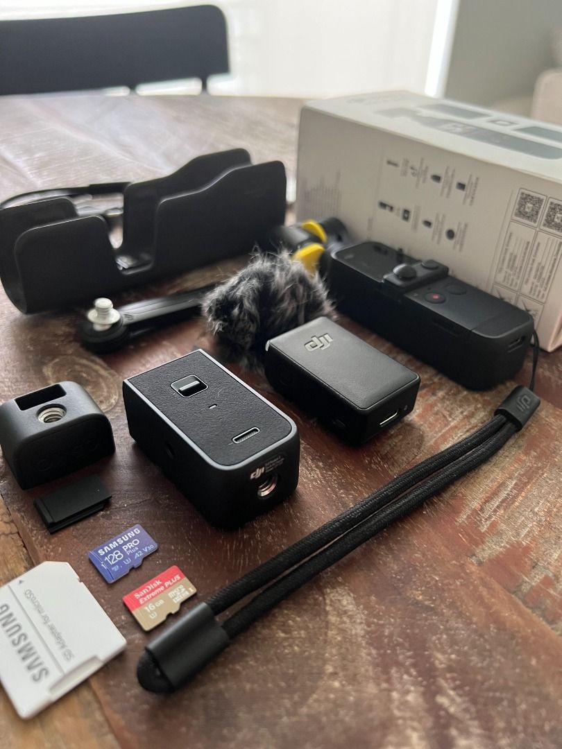 DJI POCKET 2 CREATOR COMBO GIMBAL CAMERA & 2 x MicroSD, Photography, Video Cameras on Carousell