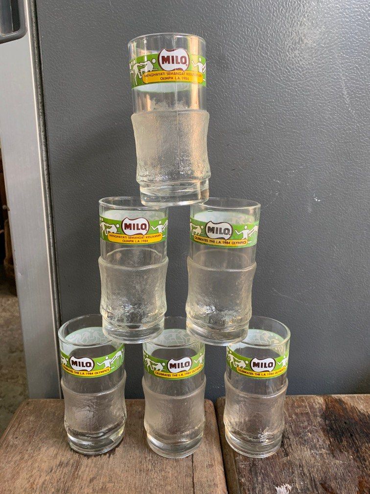 (Each) Gelas Milo ( L.A Olympics 1984 ), Hobbies & Toys, Collectibles ...