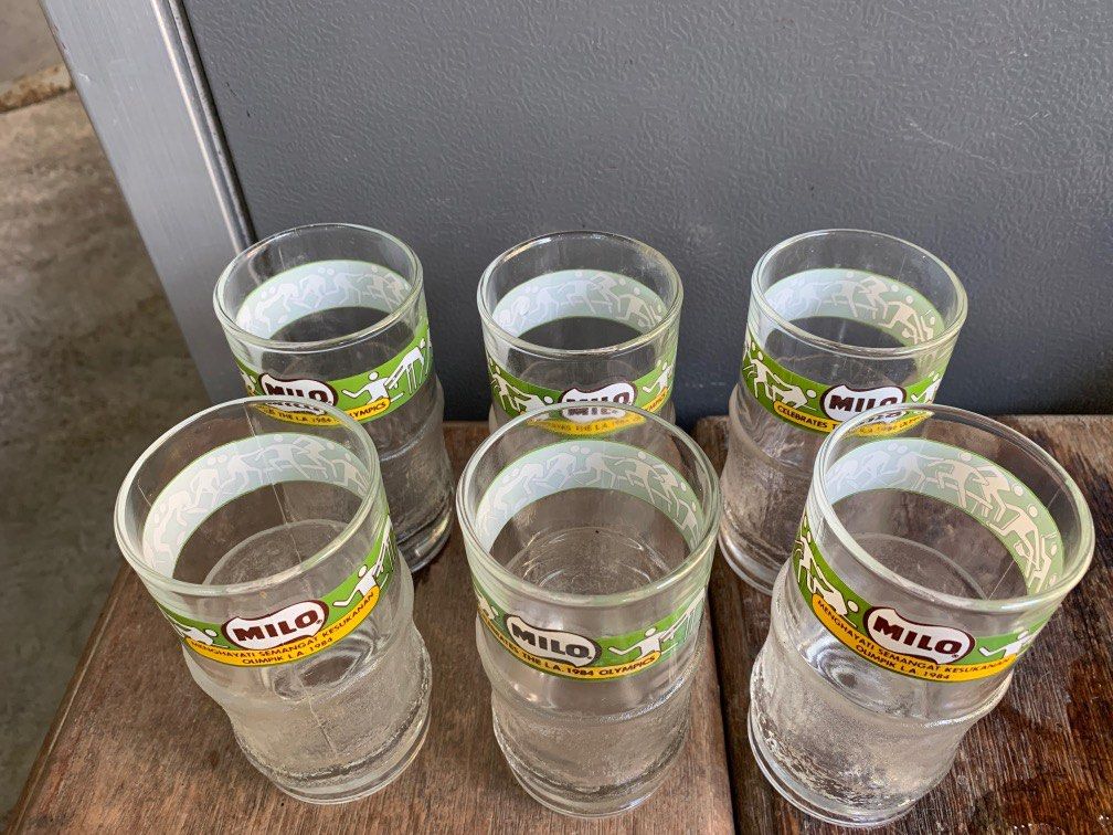 (Each) Gelas Milo ( L.A Olympics 1984 ), Hobbies & Toys, Collectibles ...