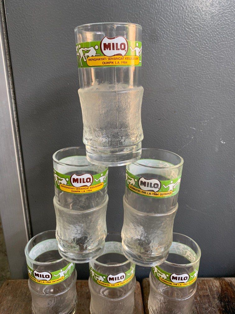 (Each) Gelas Milo ( L.A Olympics 1984 ), Hobbies & Toys, Collectibles ...