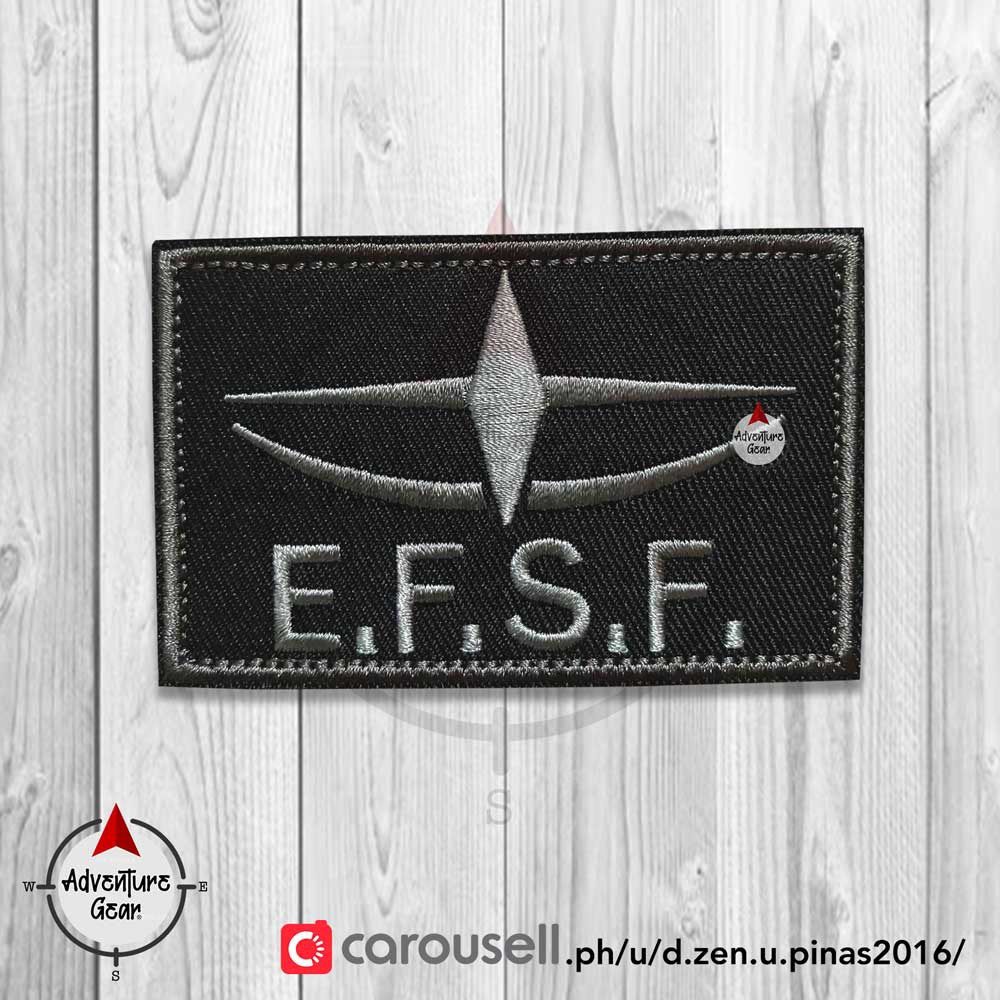 EFSF Logo - Gundam Tactical Morale Embroidered Patch with Velcro, Hobbies & Toys, Memorabilia ...