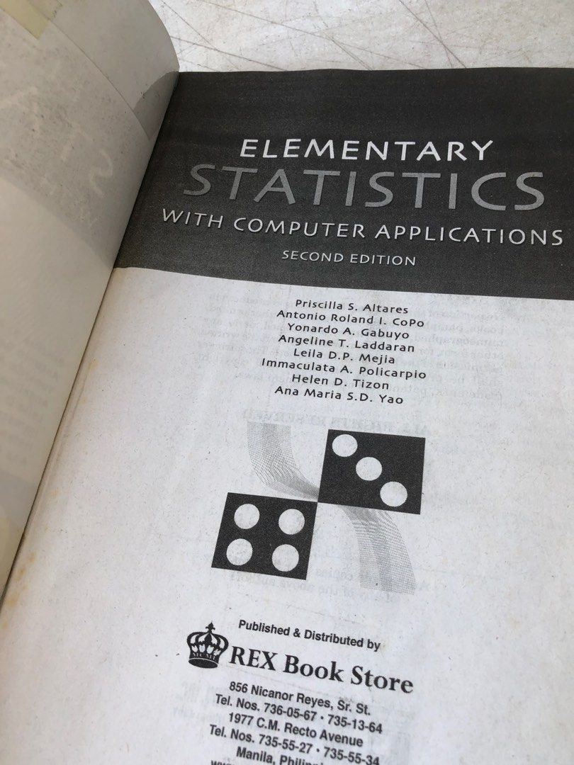 Elementary Statistics with Computer Applications 2nd Ed, Hobbies & Toys ...