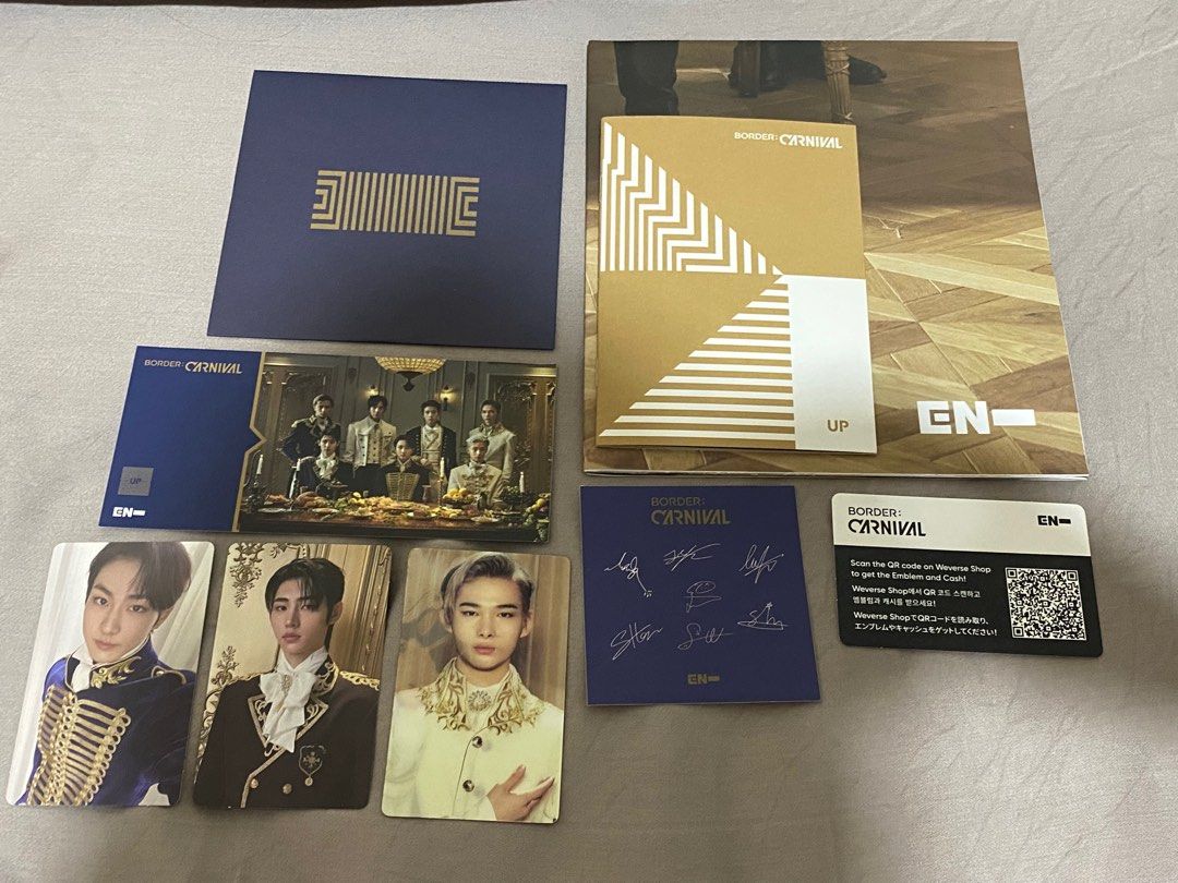 Enhypen border:carnival up album, Hobbies & Toys, Toys & Games on Carousell