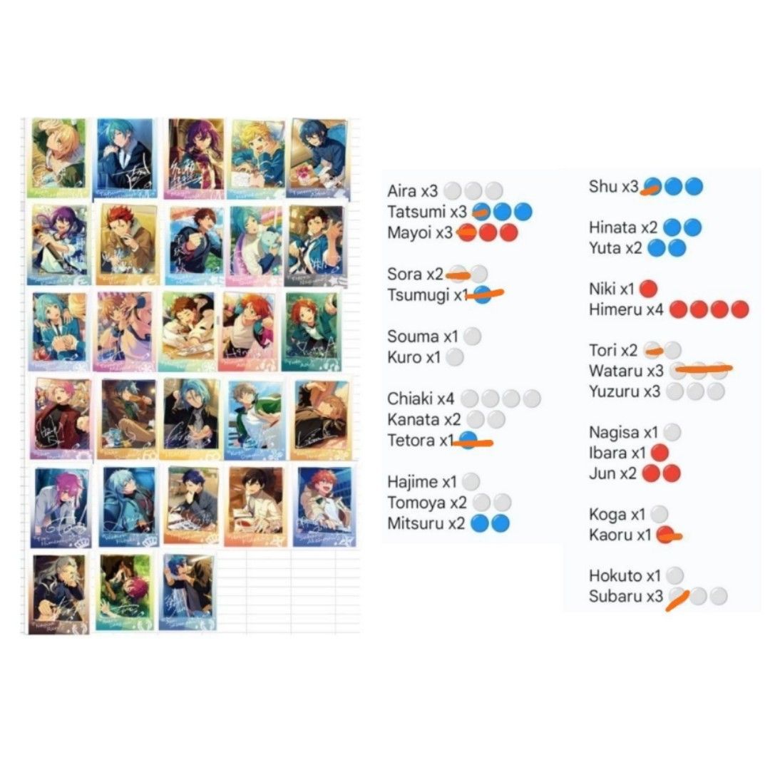 Ensemble Stars China Diary Pashakore Cards Photocard Enstars, Hobbies ...