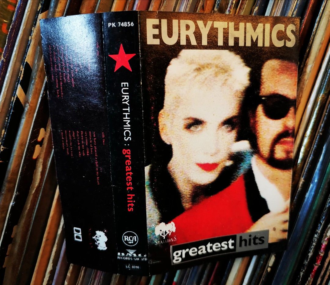 Eurythmics Greatest Hits Cassette Tape Original Cassette Tapes Vintage Cassettes Tape Audio