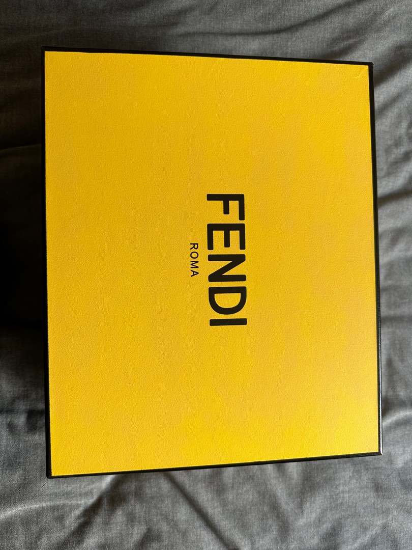 FENDI box with paper bag, Luxury, Accessories on Carousell