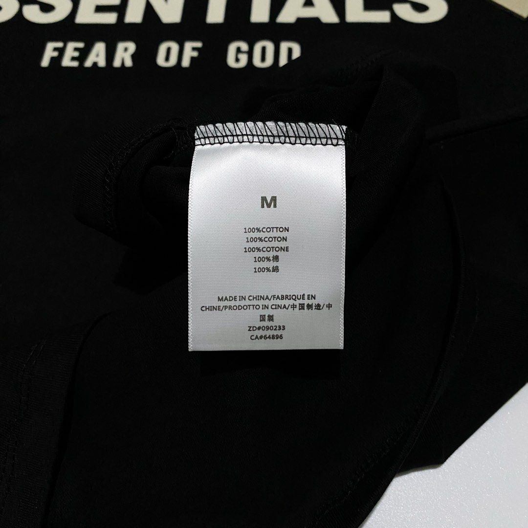 FOG Essentials (Black colorway) on Carousell