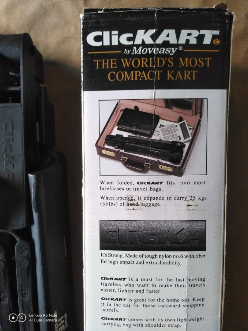 Foldable Compact Cart / Trolley - ClicKART, Everything Else on Carousell