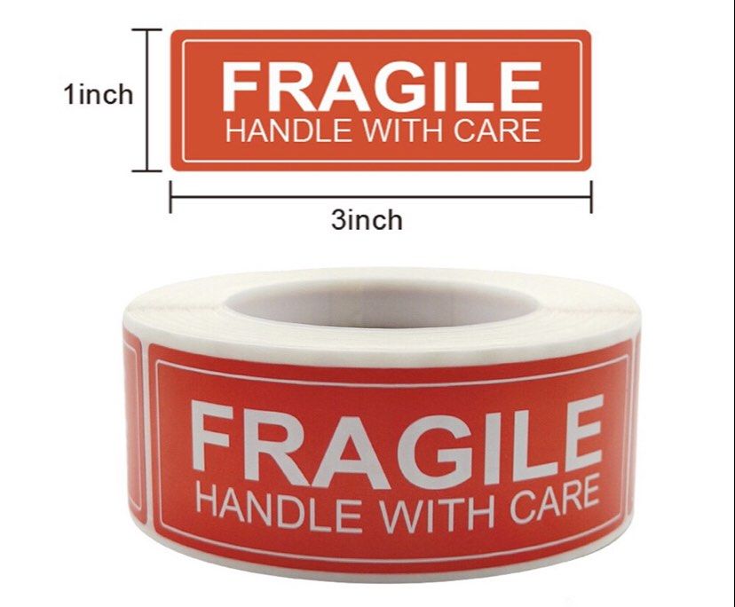 Fragile adhesive stickers, Hobbies & Toys, Stationery & Craft, Craft ...