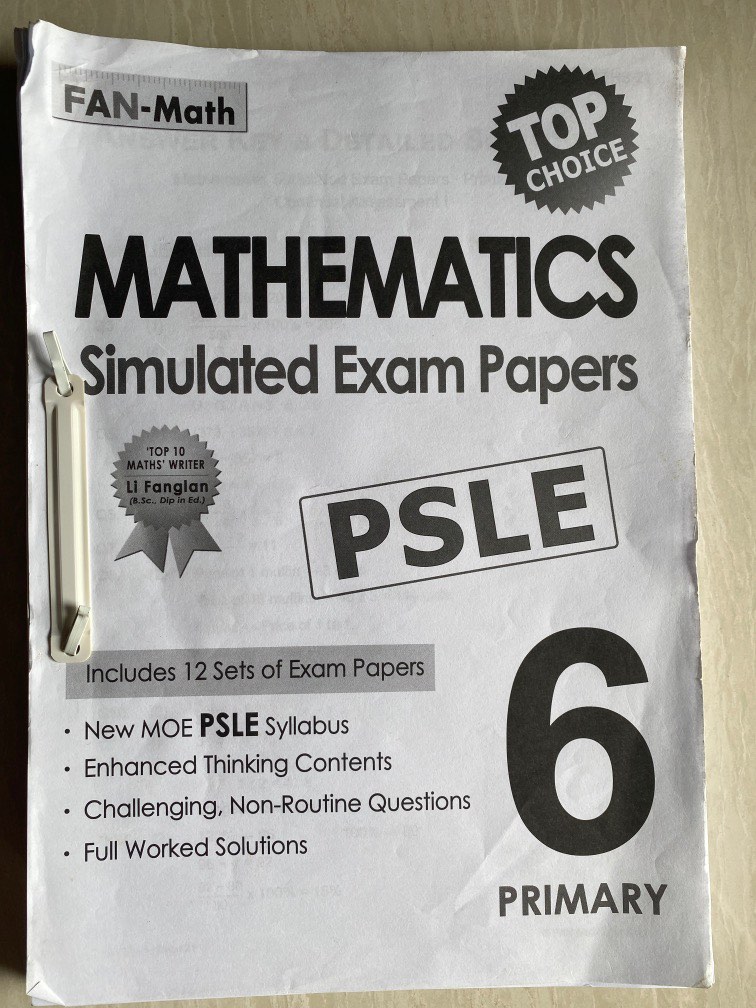 (Free mailing ) PSLE Maths : FAN- Math Mathematics Stimulated Exam ...
