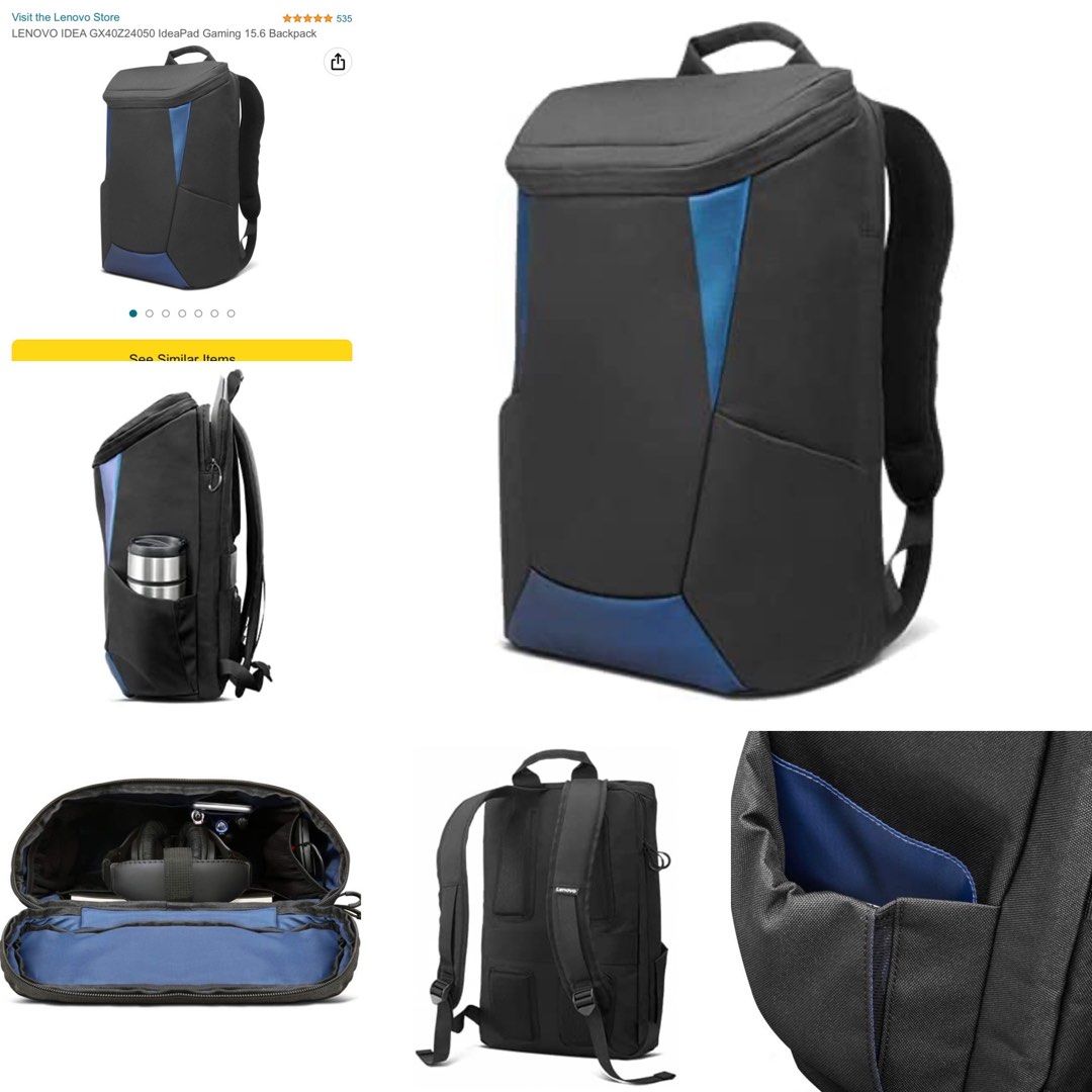 FS: Lenovo Ideapad Gaming Laptop Bag, Men's Fashion, Bags, Backpacks on ...
