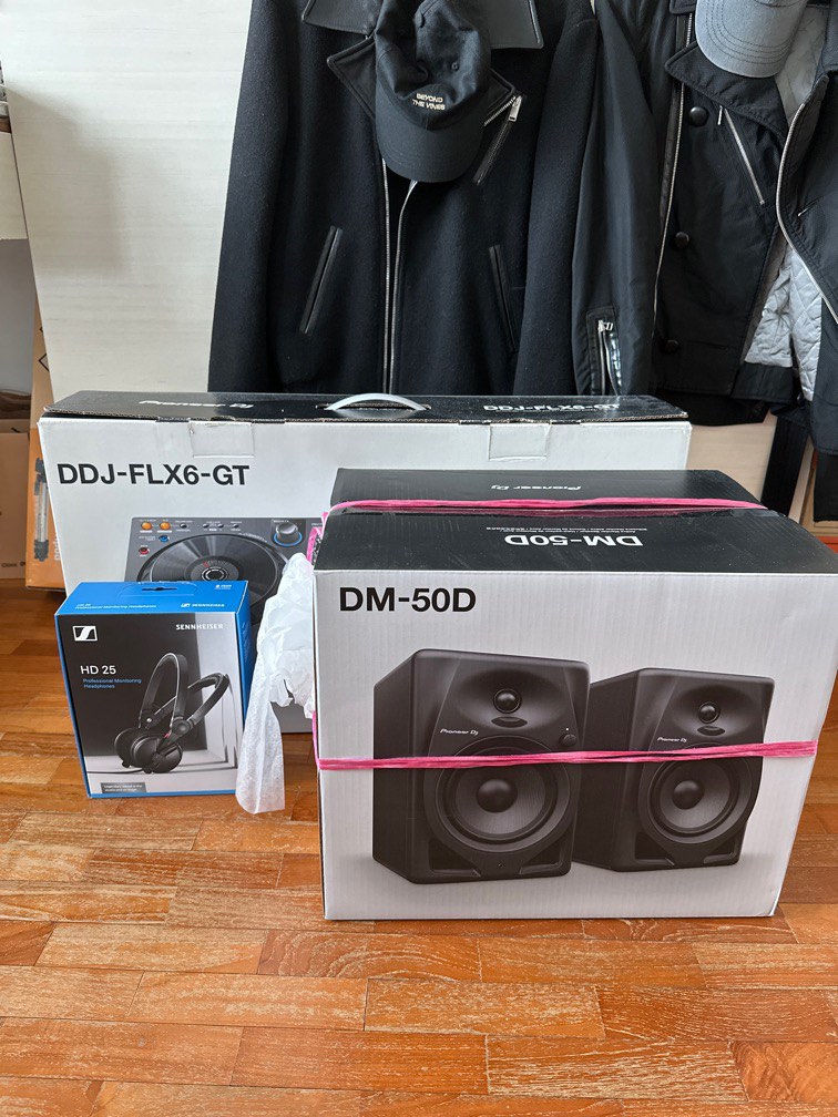 FULL PIONEER DJ SET WITH SENNHEISER HD25, Audio, Other Audio Equipment ...
