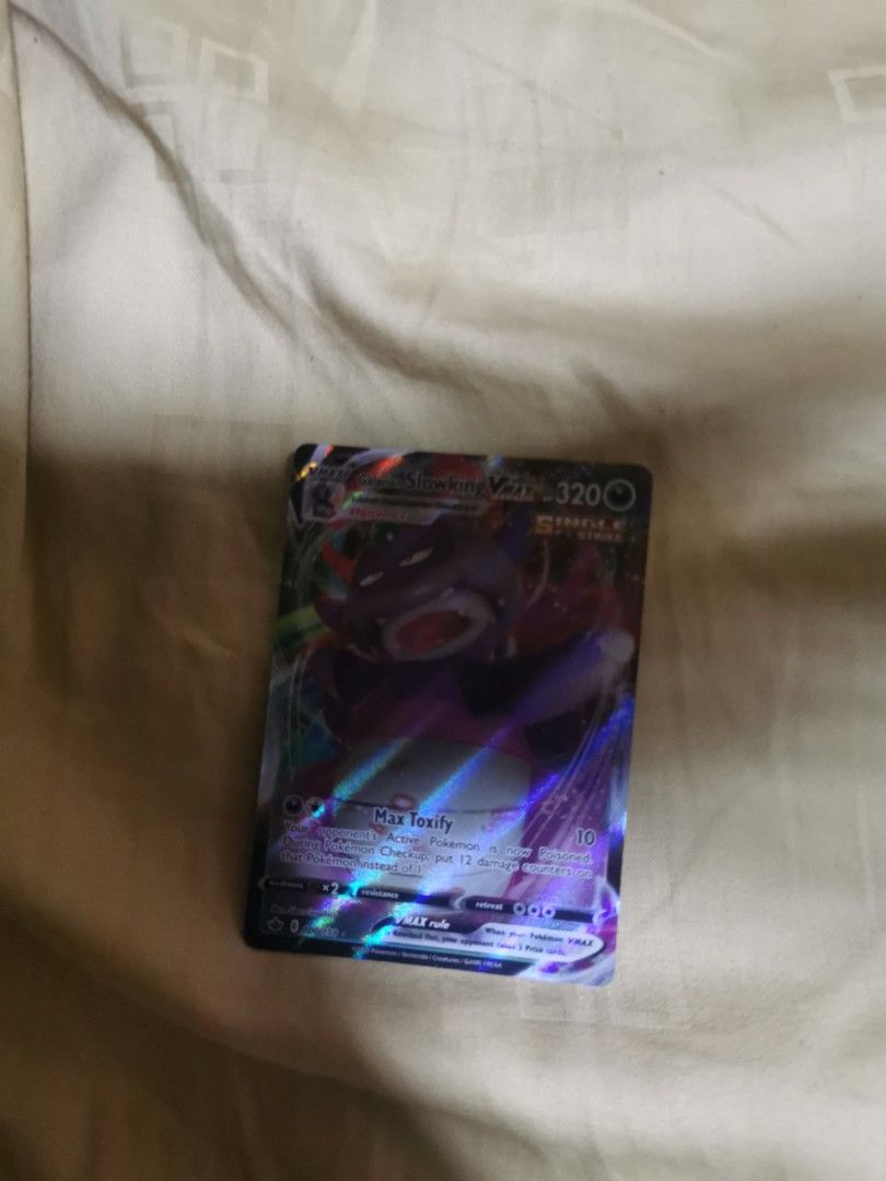 Galarian Slowking Vmax Pokemon Card, Hobbies & Toys, Toys & Games on ...