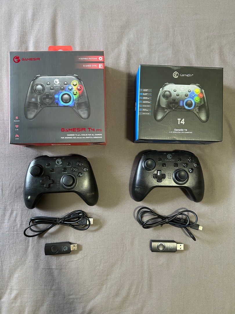 Gamesir T4 pro and T4 controller for PC and Nintendo switch, Video ...