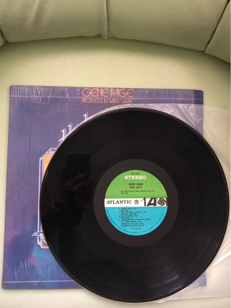 GENE PAGE “Hot City”, BARRY WHITE,producer, Soul-Jazz orchestrations ...