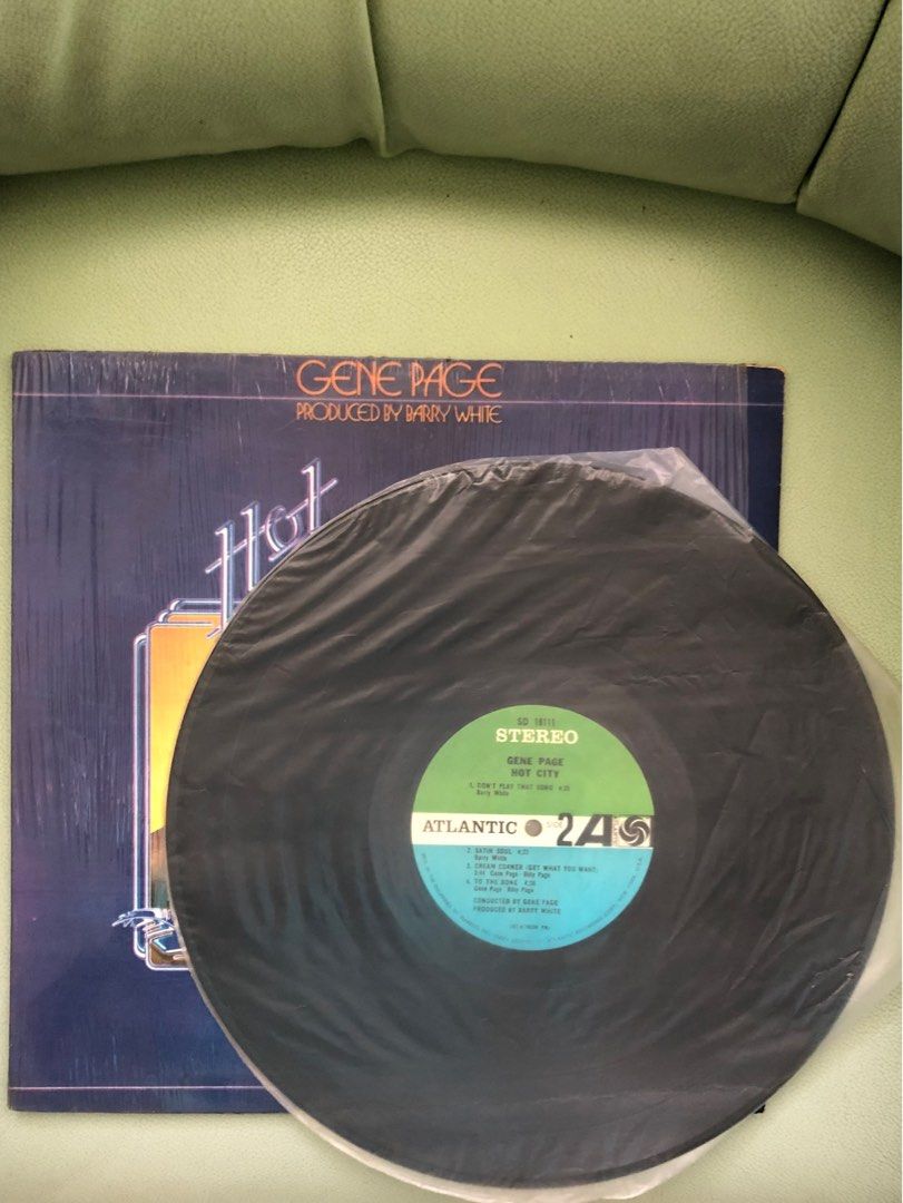 GENE PAGE “Hot City”, BARRY WHITE,producer, Soul-Jazz orchestrations ...