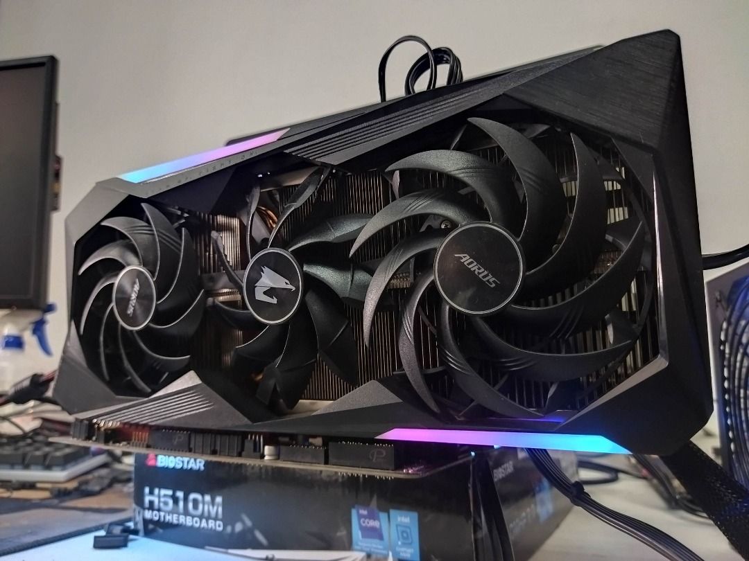 GIGABYTE RTX 3070TI AORUS MASTER (USED), Computers & Tech, Parts ...
