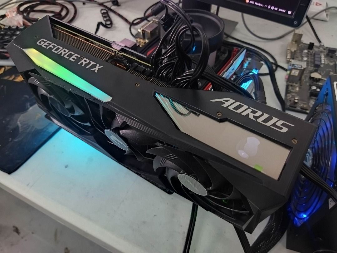 GIGABYTE RTX 3070TI AORUS MASTER (USED), Computers & Tech, Parts ...