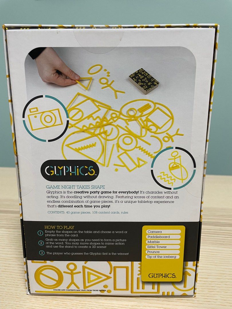 Glyphics game, Hobbies & Toys, Toys & Games on Carousell