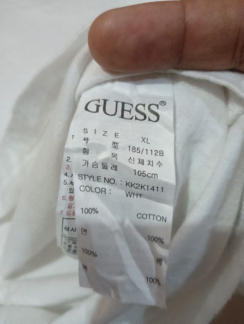Guess, Men's Fashion, Tops & Sets, Tshirts & Polo Shirts on Carousell