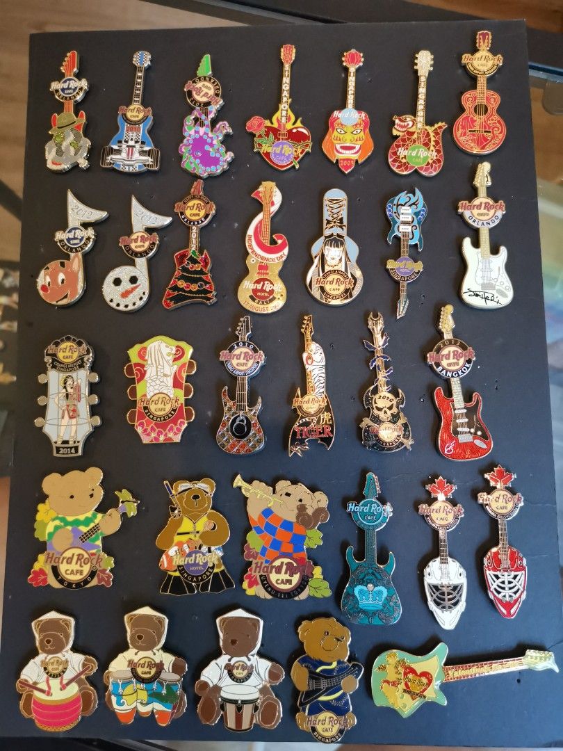 Hard Rock pins, Hobbies & Toys, Memorabilia & Collectibles, Vintage ...